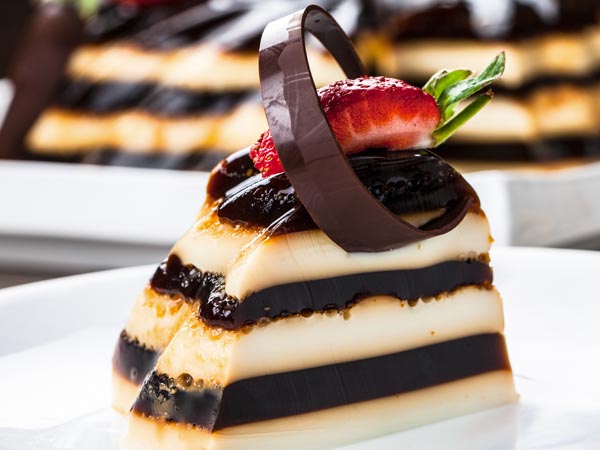 Striped Coffee Pudding Recipe | Milkmaid Sri Lanka