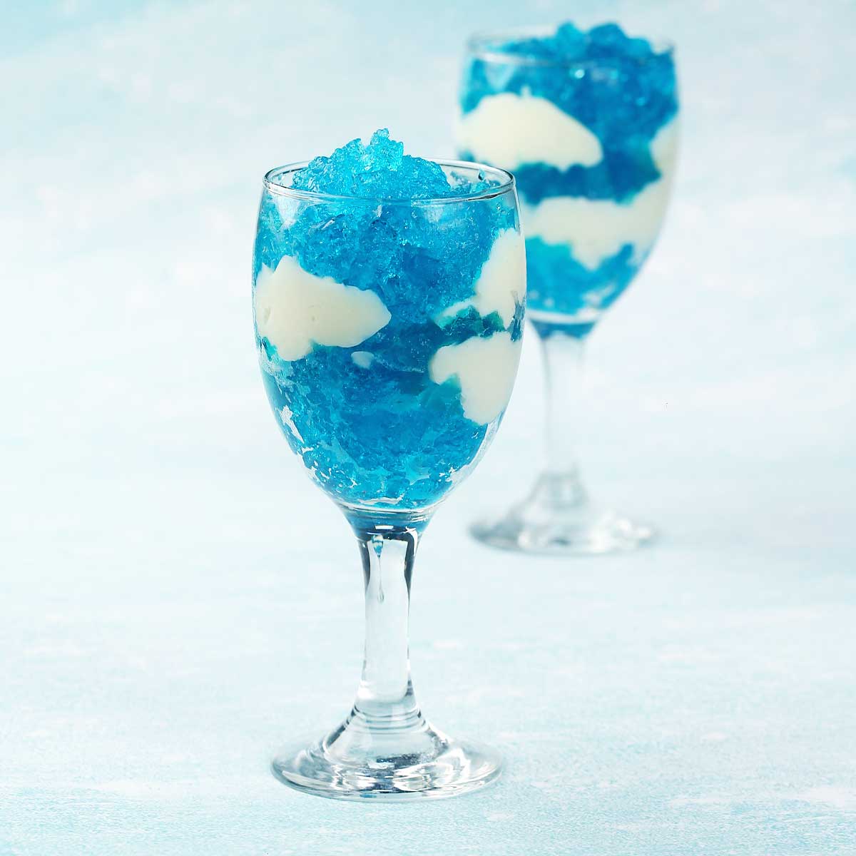 Sky Jello with fluffy clouds Recipe | Milkmaid Sri Lanka